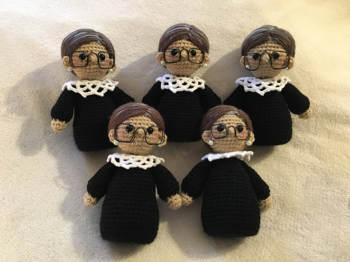 RBG Crochet Doll - PATTERN ONLY - Etsy