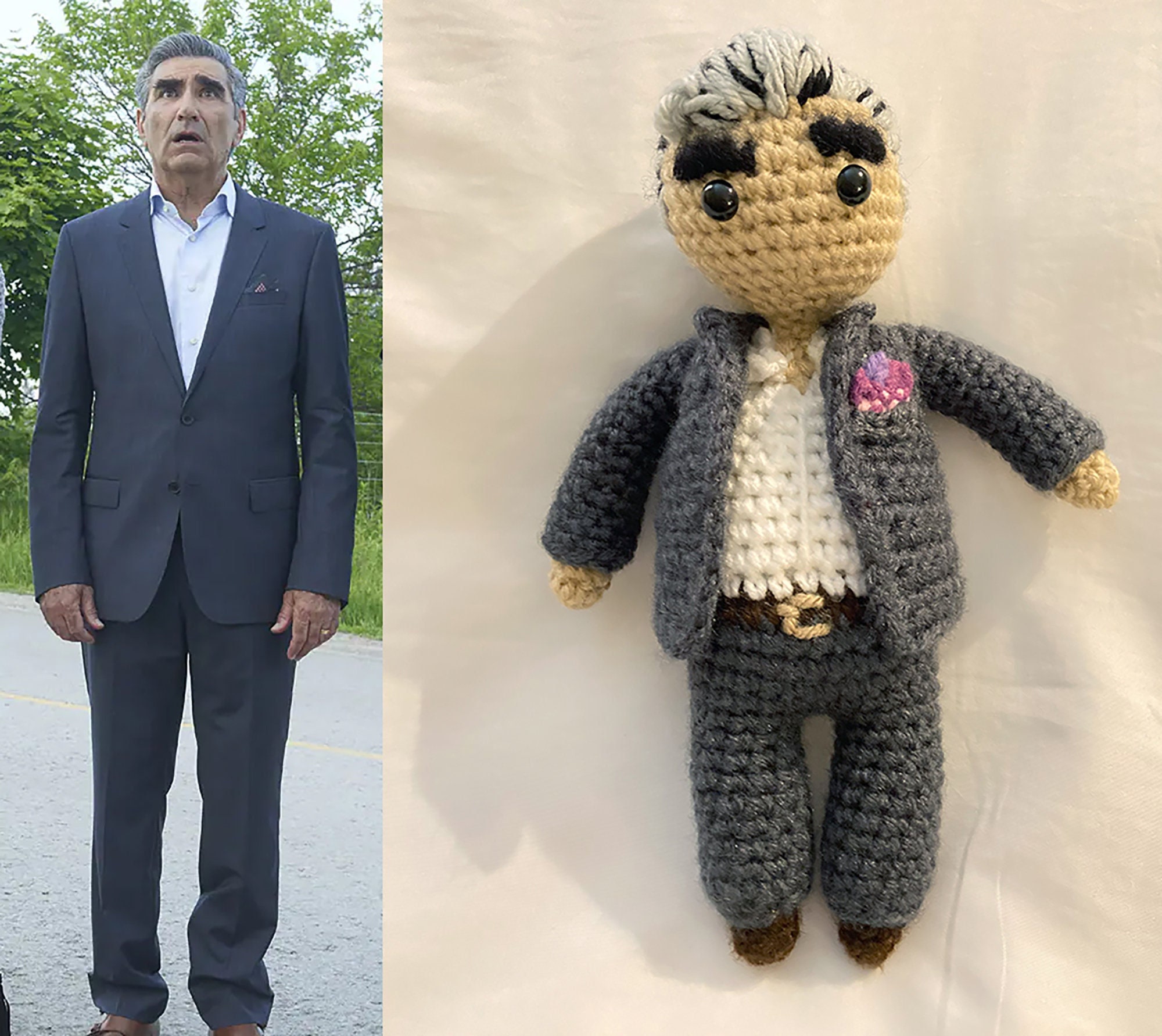 Schitt's Creek Johnny Rose Character - (CROCHET PATTERN ONLY; Not a ...