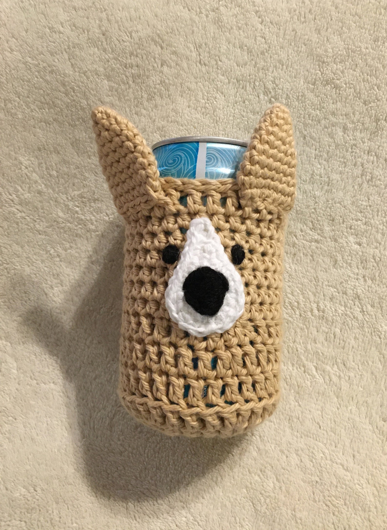 Corgi Can Koozie - PATTERN ONLY - Etsy