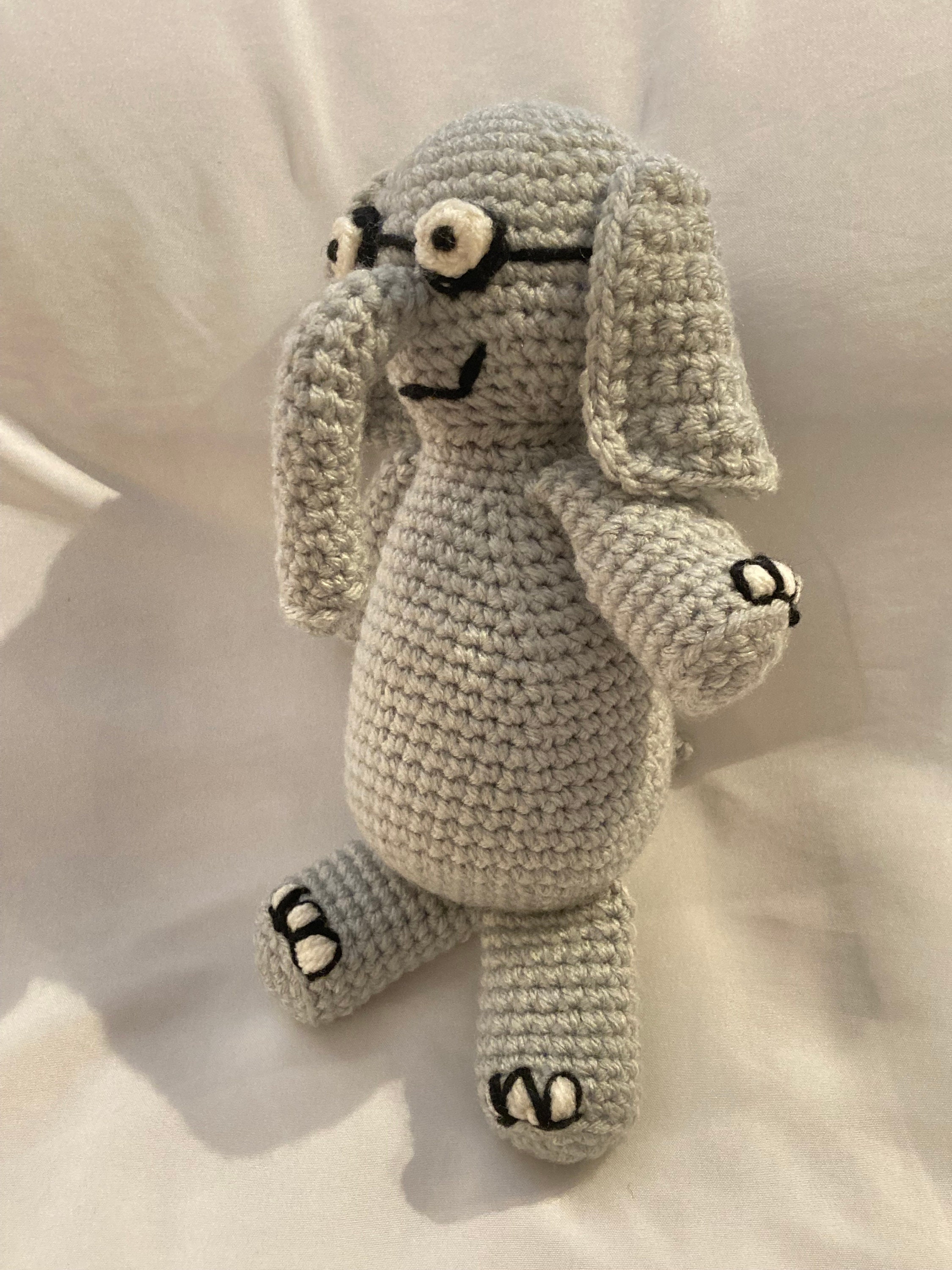 Mo Willems Character Crochet Pattern (NOT A FINISHED PRODUCT) - Gerald ...