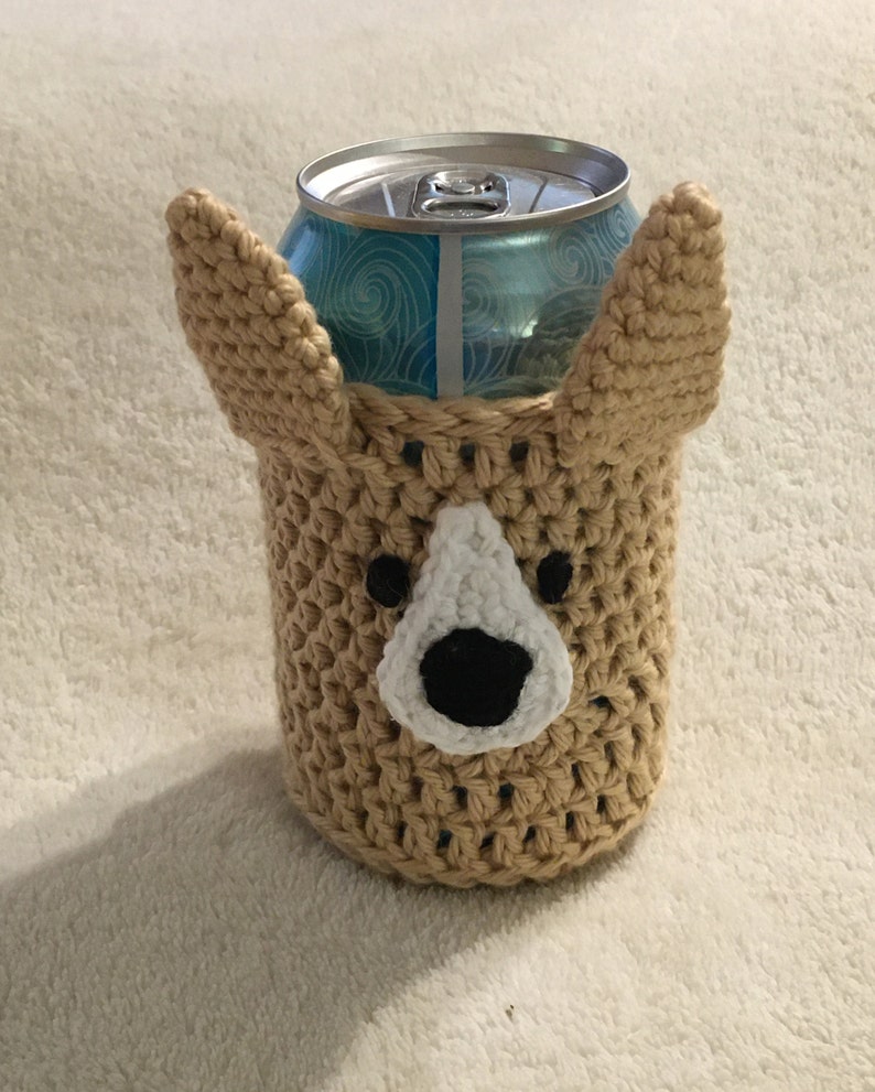 Corgi Can Koozie - PATTERN ONLY - Etsy