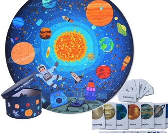 Space Learning Cards - Etsy