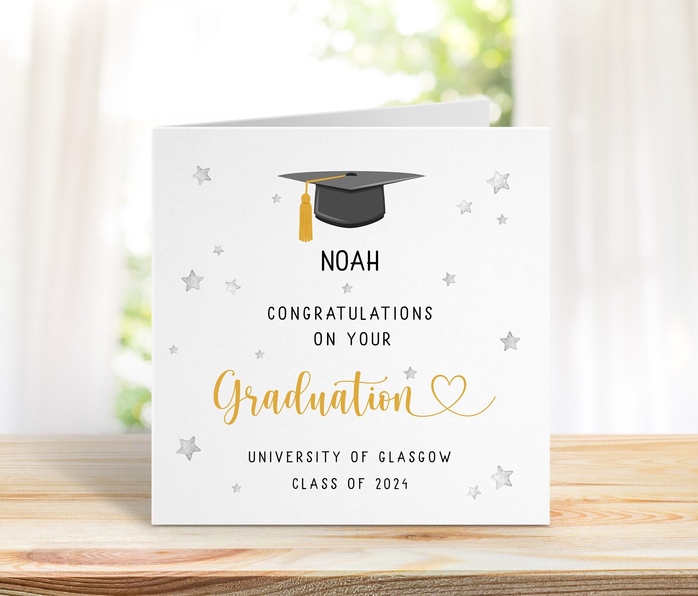 Congratulations on Your Graduation, Personalised Graduation Card ...