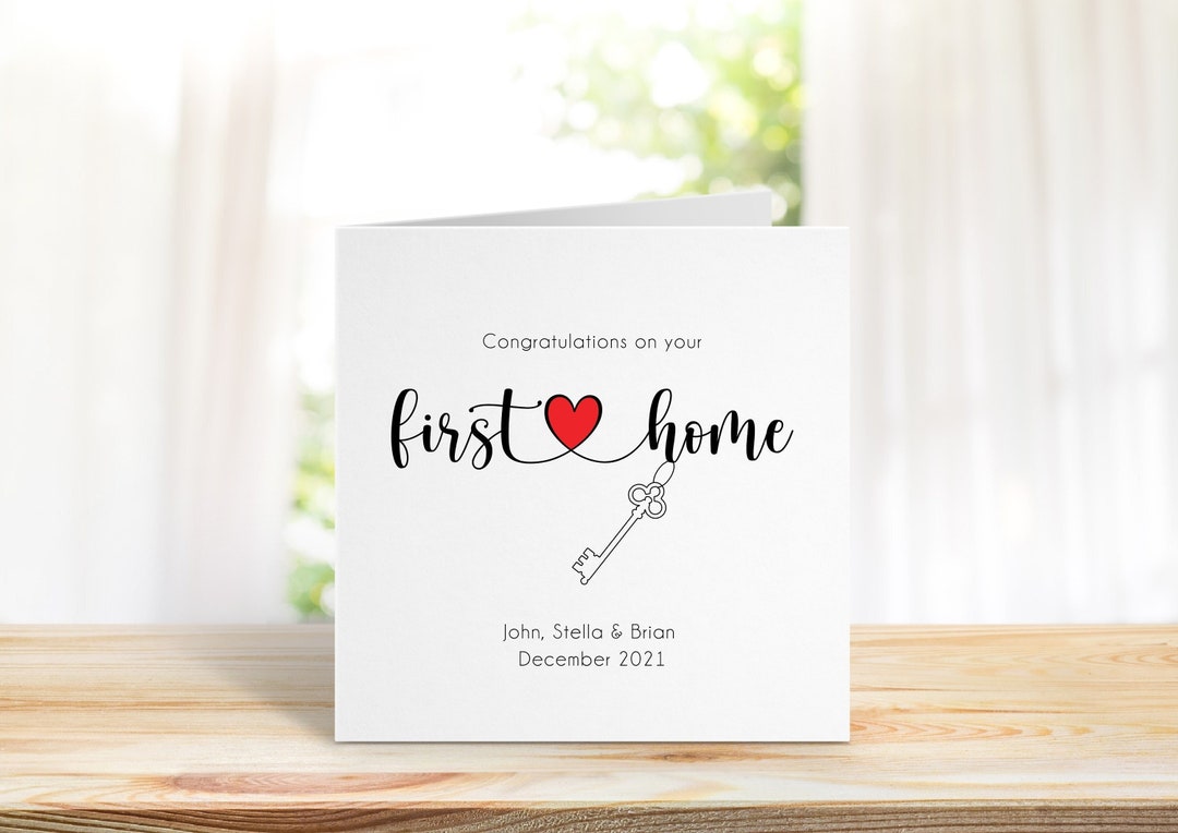 Congratulations on Your First Home Card, Housewarming Card ...