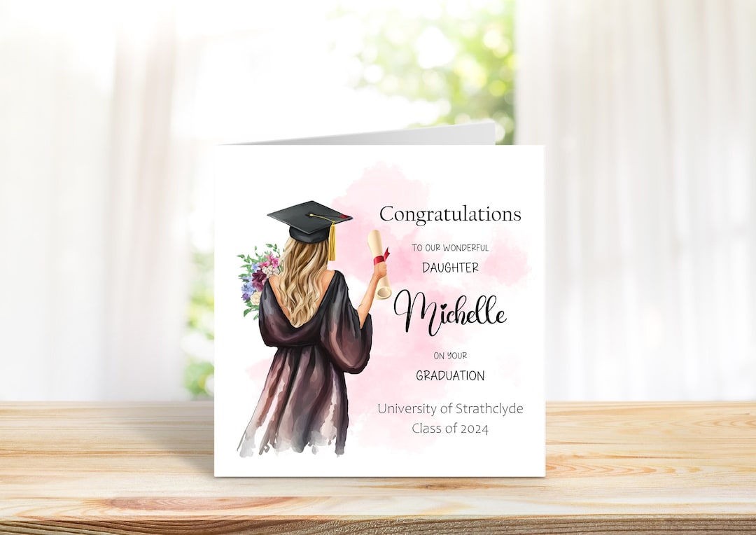 Congratulations to a Wonderful... , Personalised Graduation Card ...