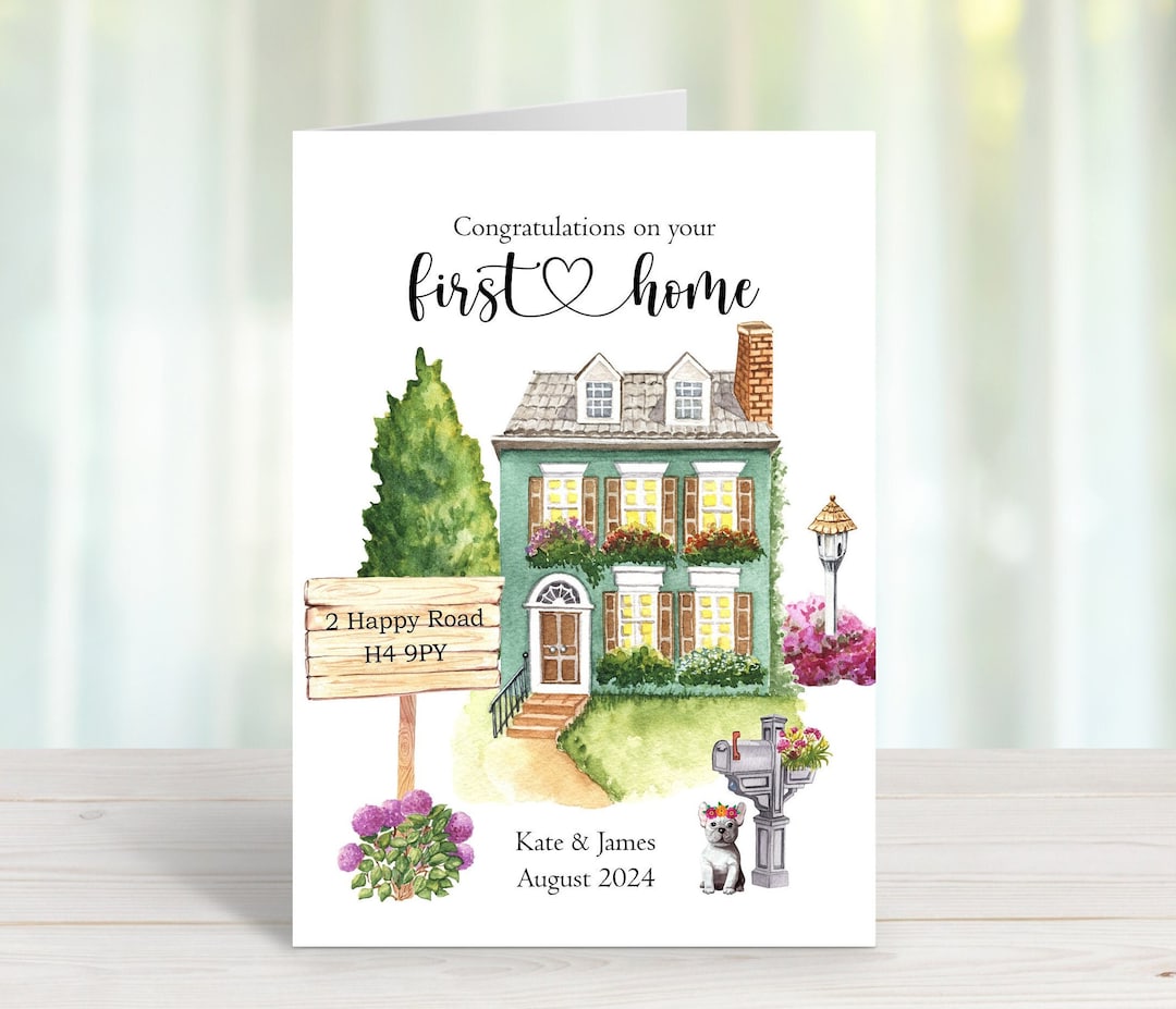 Congratulations on Your First/ New Home Card, Housewarming Card ...