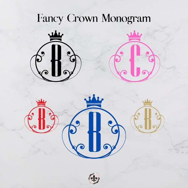 Monogram Crown - Etsy