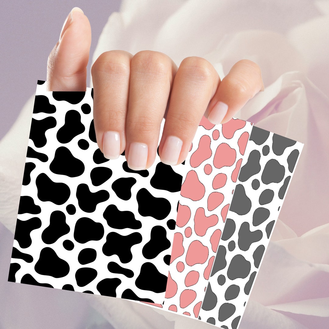 COW Print Vinyl Decal Wrap for Skinny Acrylic Tumblers - Permanent ...