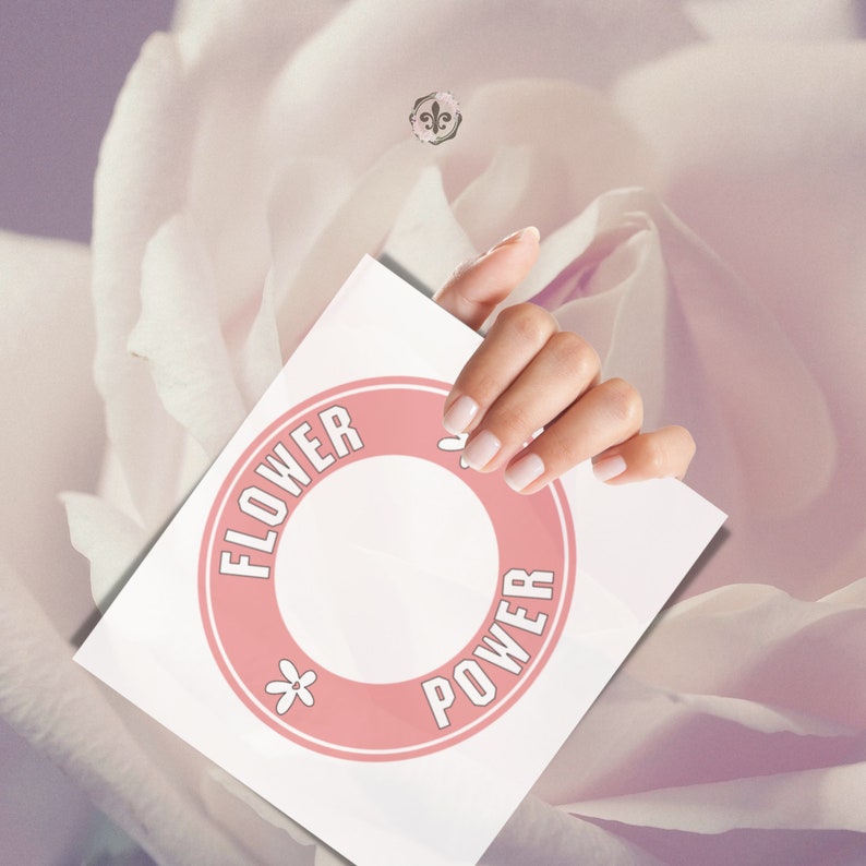 Flower Power- Decal Sheet for Venti Cold Cup Acrylic Tumblers - Groovy ...