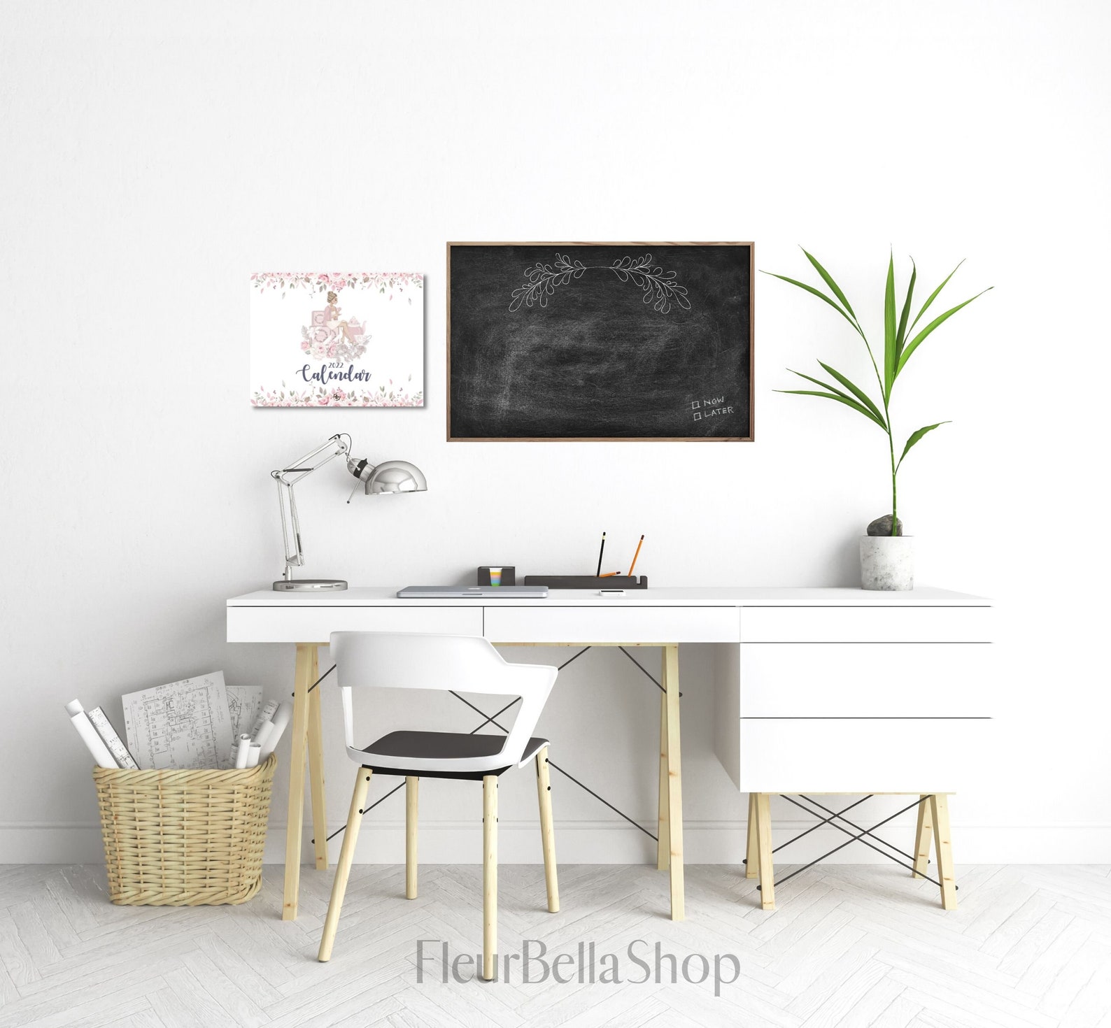 Printable Perpetual Calendar Pink Editable Birthday Calendar - Etsy