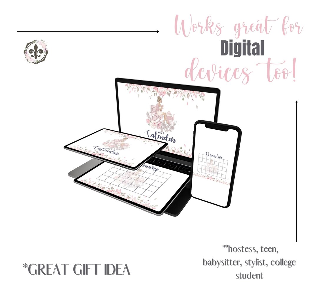 Printable Perpetual Calendar - Pink Editable Birthday Calendar for ...