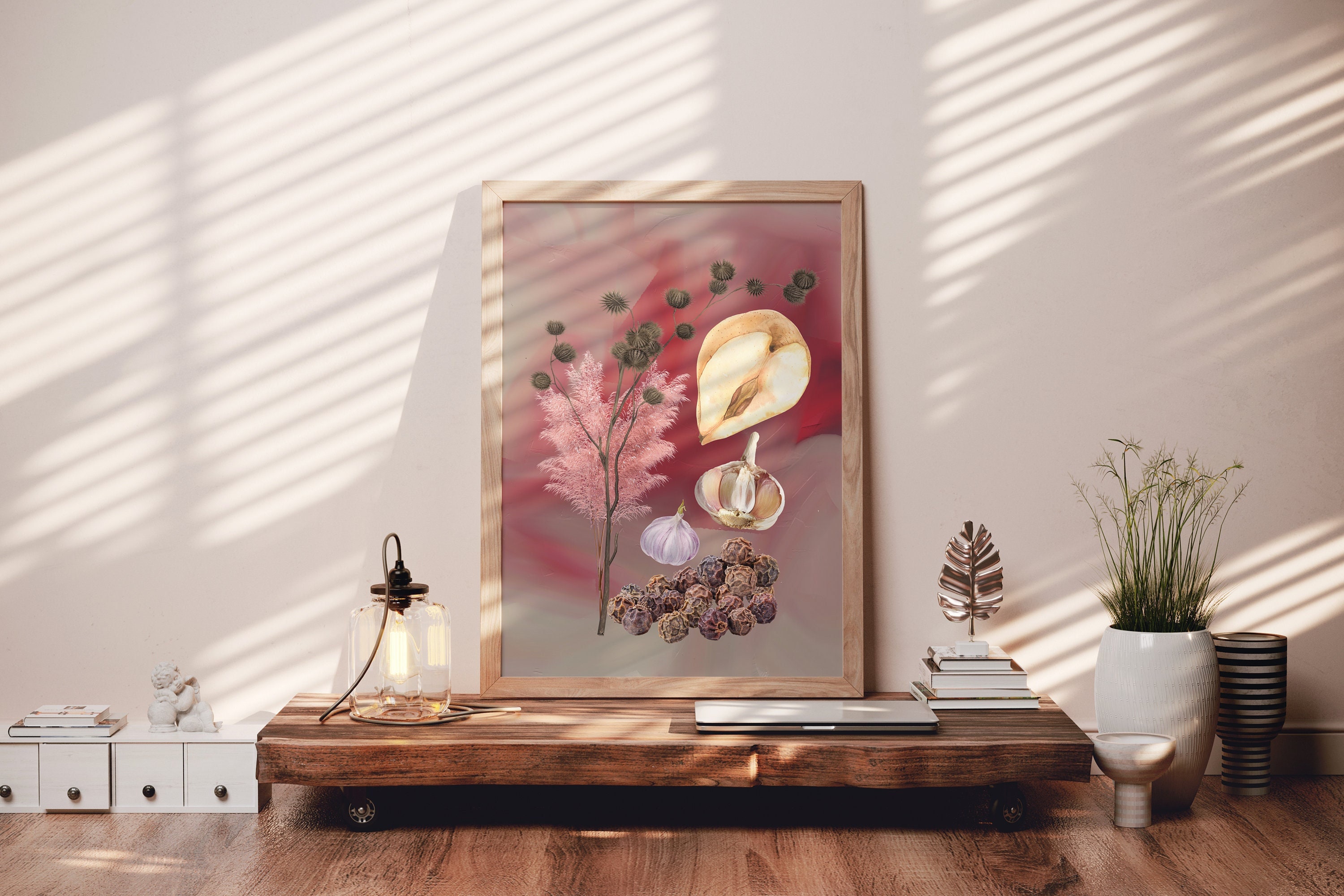 Harvest of Time-digital Art Print, Digital Art Print File, Modern Food ...