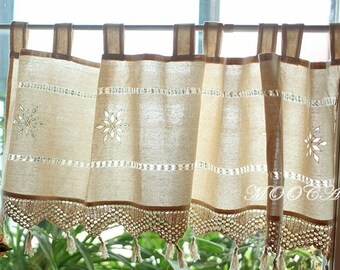 French Cafe Curtains - Etsy