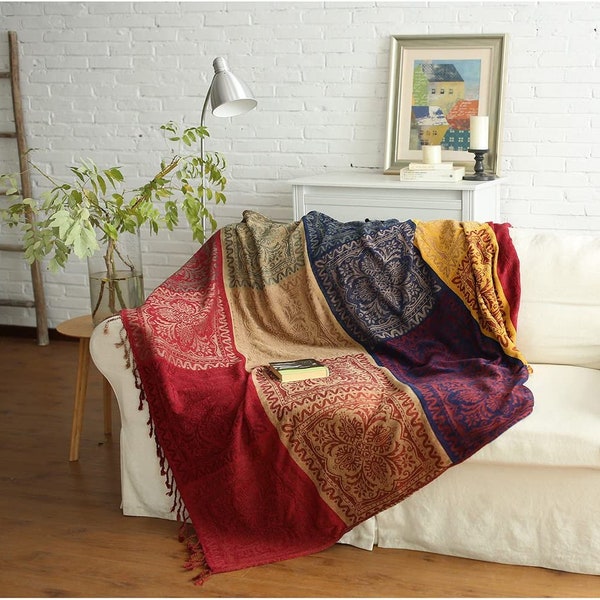Boho Blanket - Etsy