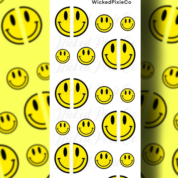 Large Smiley Face Stickers - Etsy