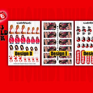 Rebelde Nail Art Decals 2023 Tour Natural Acrylic or Press on Nail ...