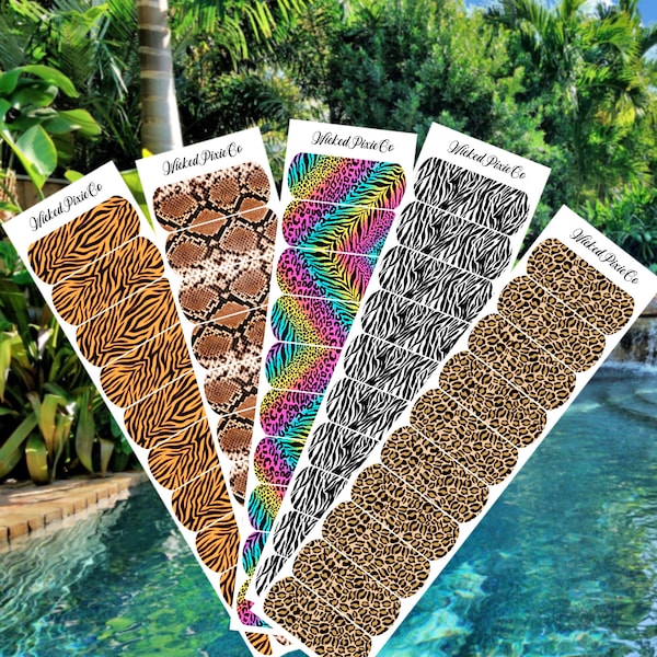 Zebra Print Decal - Etsy