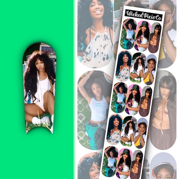 Sza Nails Decals - Etsy