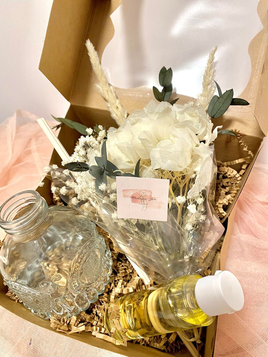 Floral Diffuser| Reed Diffuser| Aromatherapy | Diffuser Gift Box| Home ...