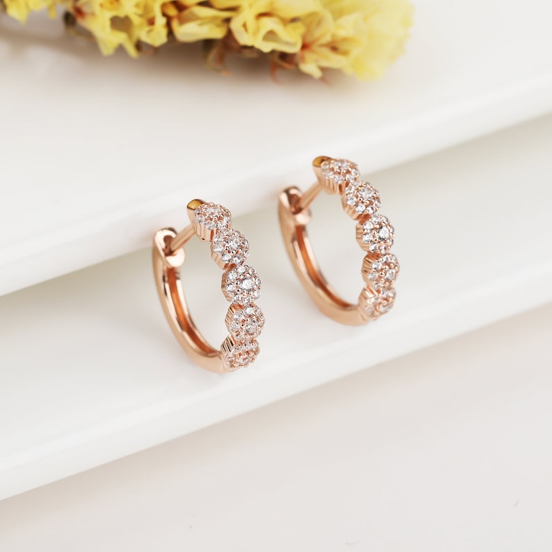 Everyday Gold Hoops, Straight Post Barbell Hoops, Everyday Gold ...