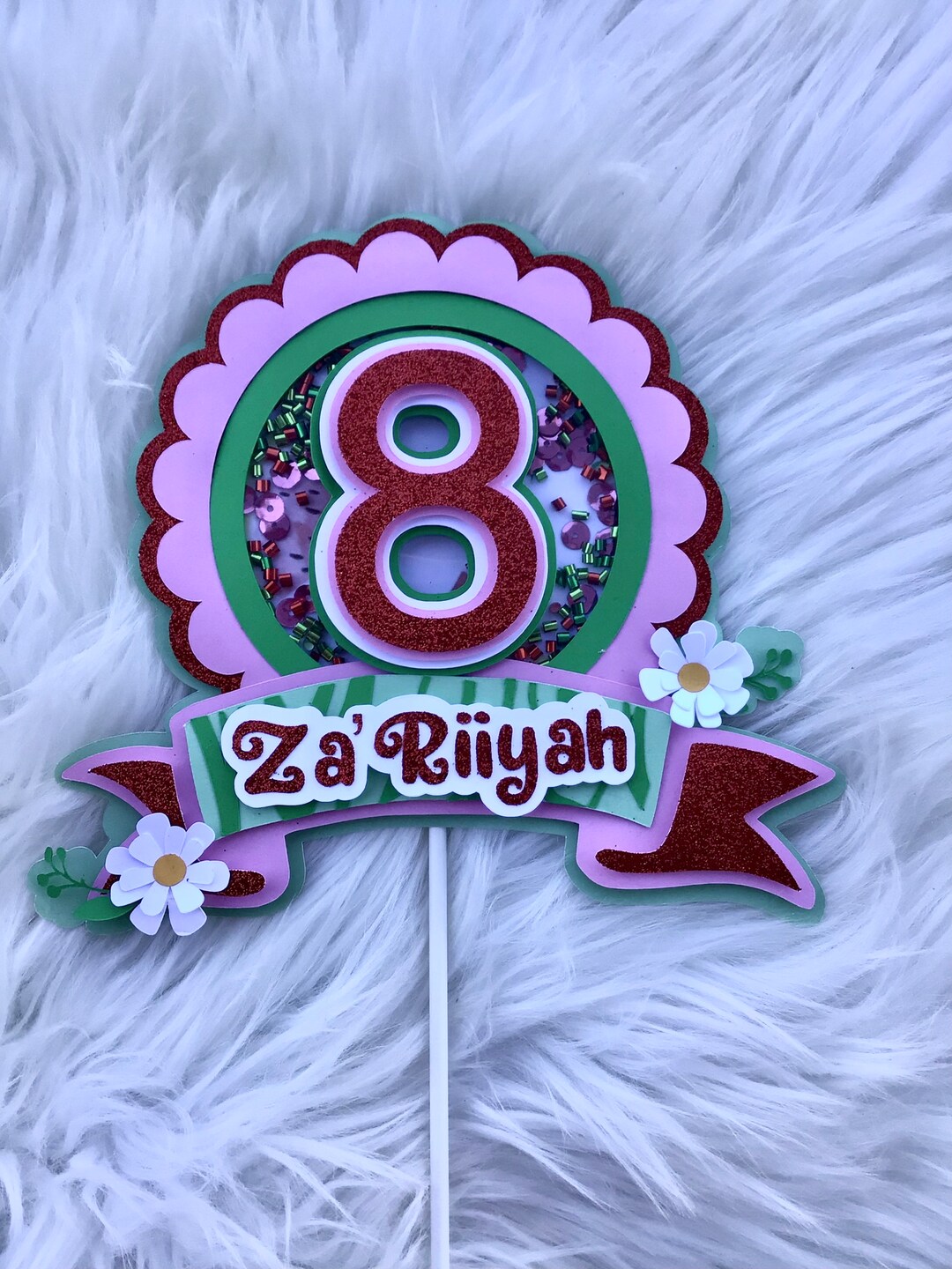 Watermelon Cake Topper, Summer Cake Topper, Summer Watermelon Cake ...