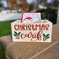Christmas Card Storage Box - Christmas Decor - Etsy