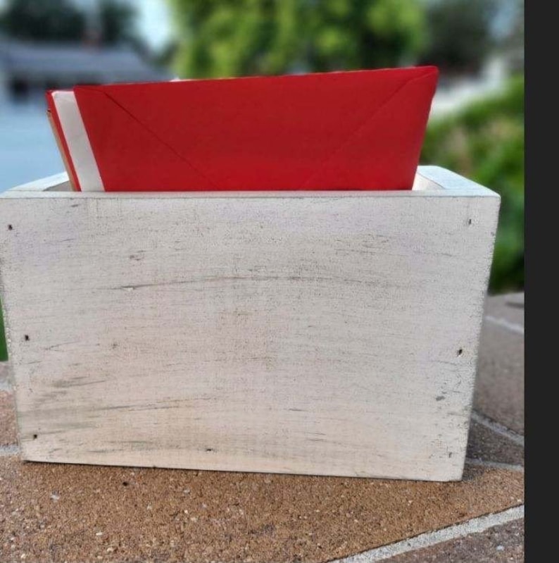 Christmas Card Box, Christmas Card Storage, Holiday Card Holder ...