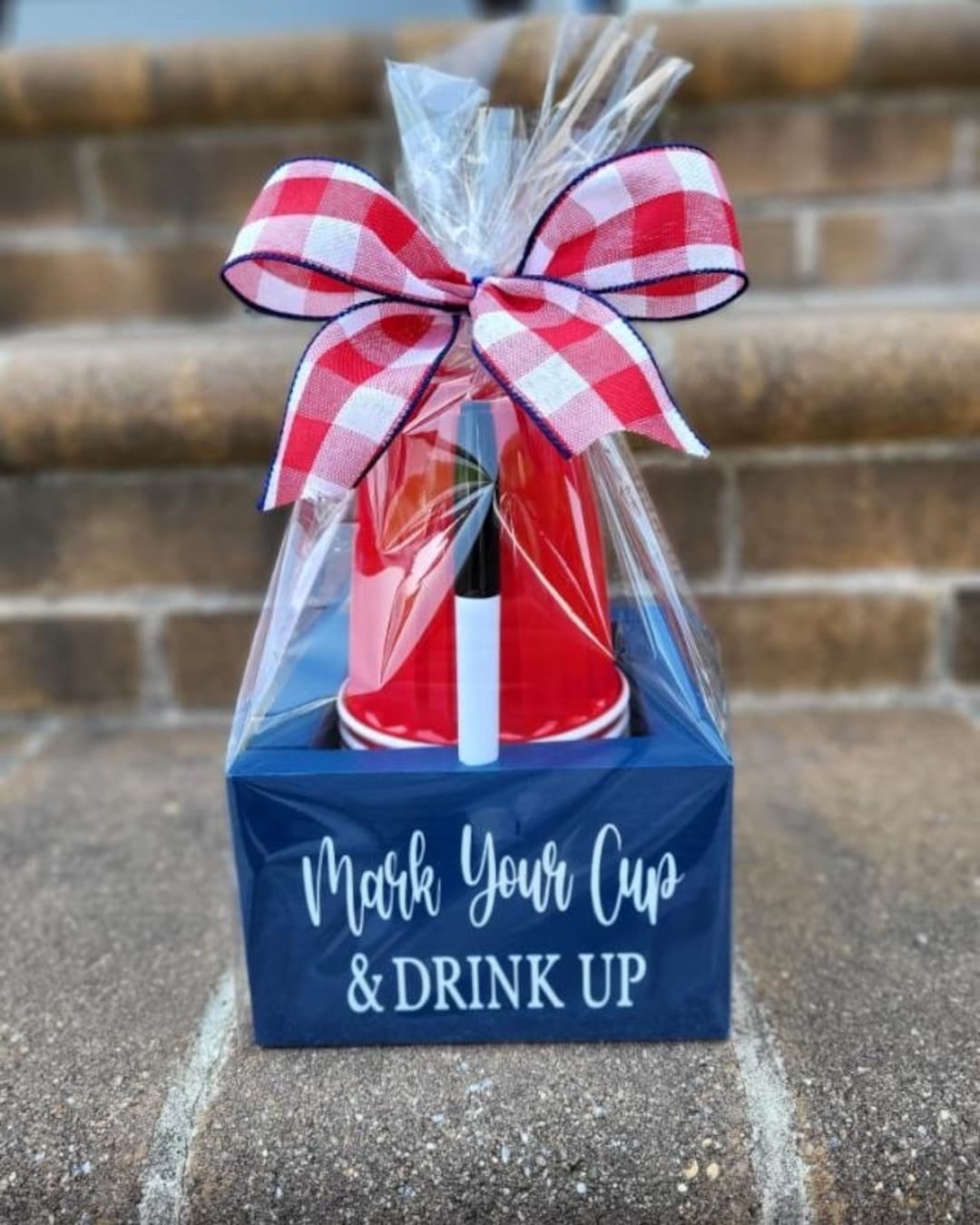 Drink Cup Holder, Mark Your Cup and Drink Up, Red Cup Holder, Party ...