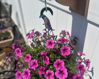 Plant Hanger, Over the Fence Plant Hook, Hanging Flower Pot Hook, Plant ...