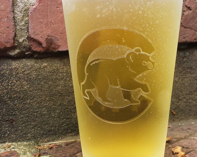 Chicago Cubs Gift | Personalized Chicago Cubs Beer Glass| Unique ...