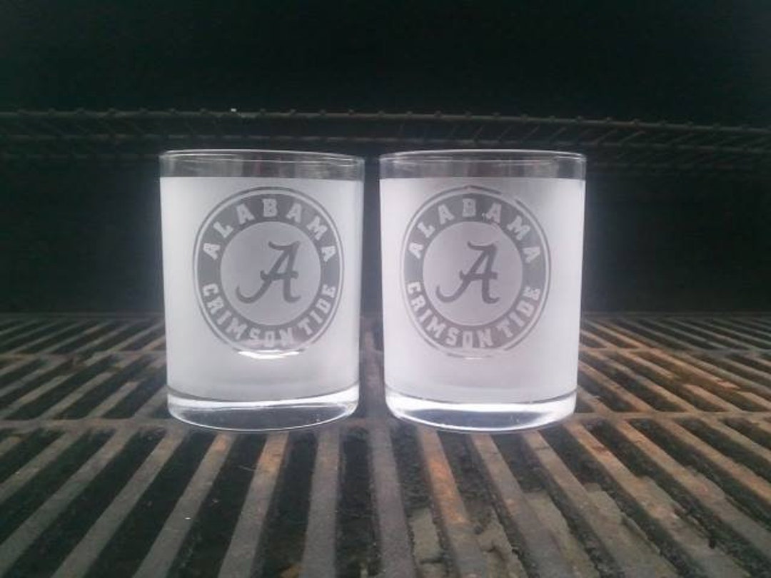 Alabama Crimson Tide Gift | Personalized Alabama Liquor Glasses ...