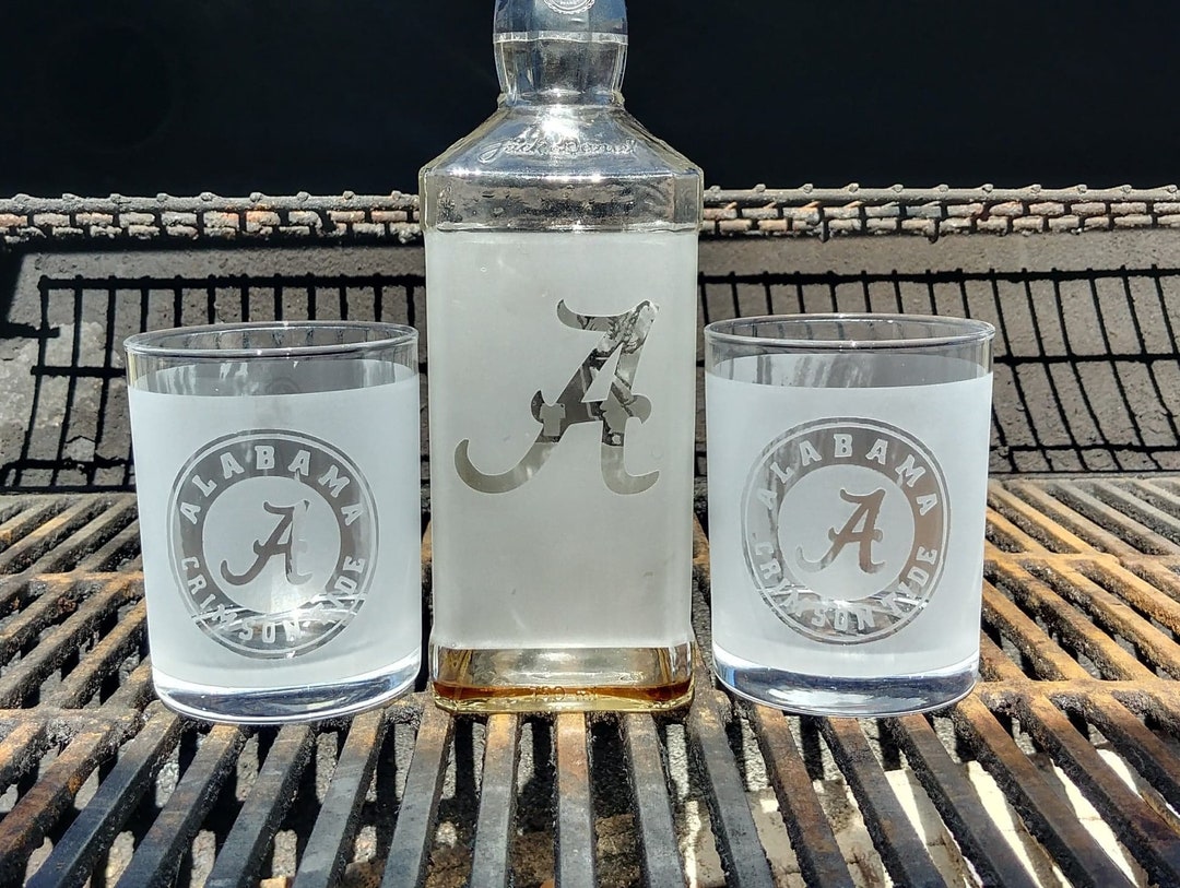 Alabama Crimson Tide Gift Personalized Alabama Liquor Decanter Set ...