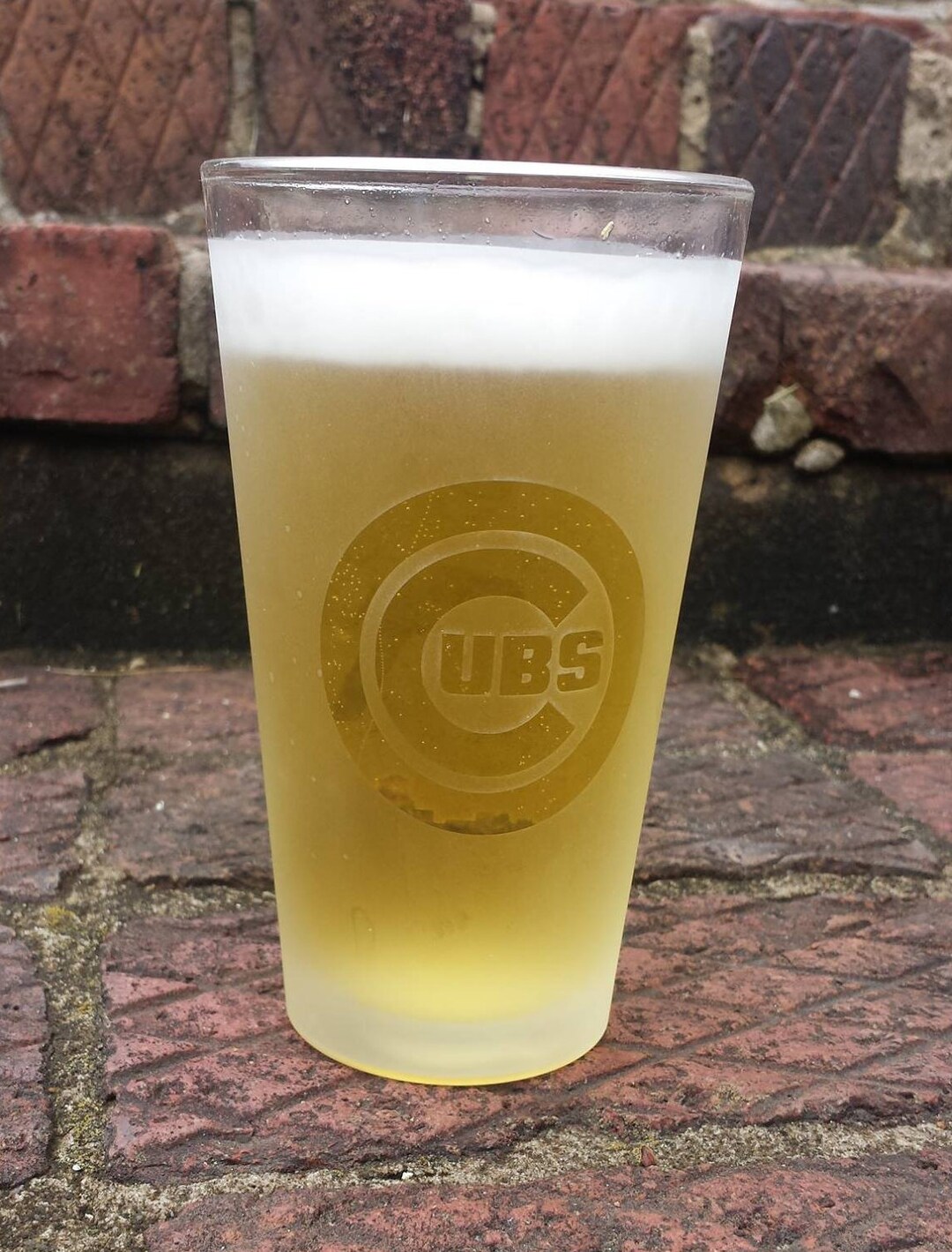 Chicago Cubs Gift | Personalized Chicago Cubs Beer Glass| Unique ...