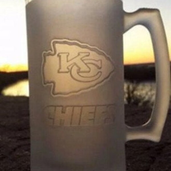 Chiefs Beer Mug - Etsy