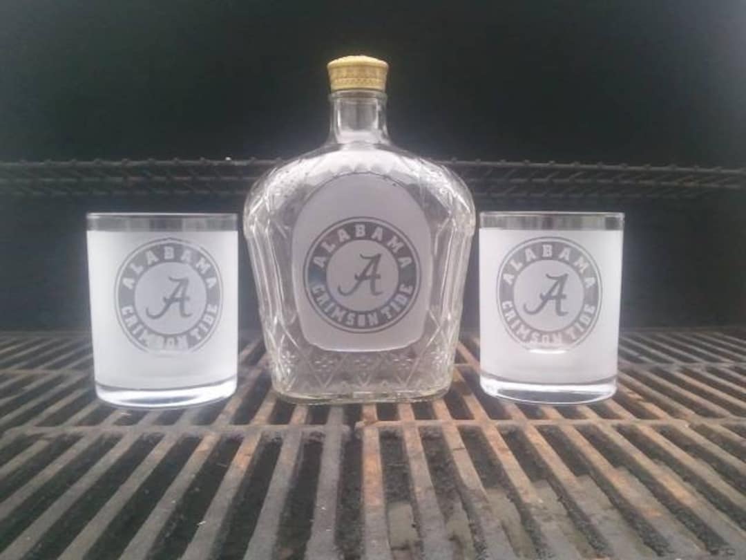 Alabama Crimson Tide Gift | Personalized Alabama Liquor Decanter Set ...
