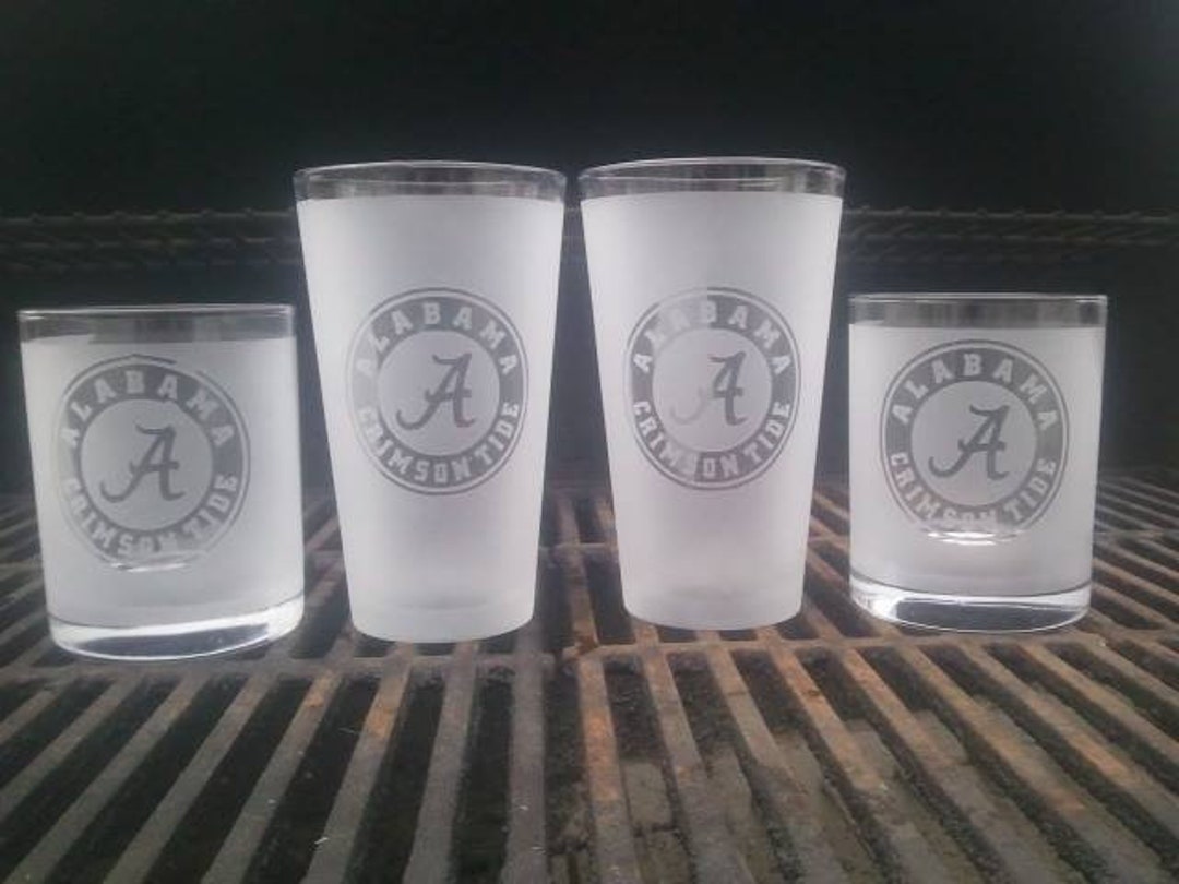 Alabama Crimson Tide Gift Personalized Alabama Personalized Glasses ...