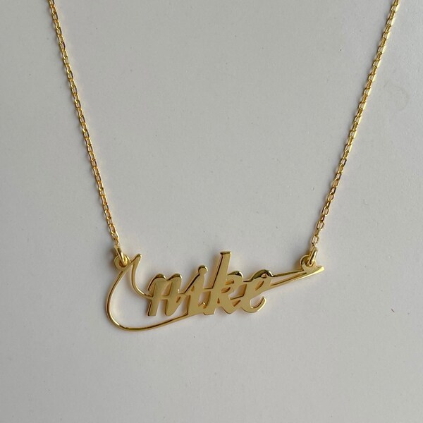 Nike Necklace - Etsy
