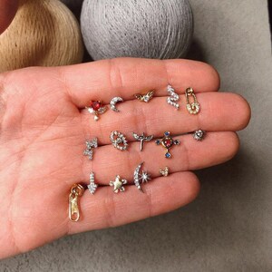 Stainless Steel Piercing Helix Piercing Curved Bar Piercing - Etsy