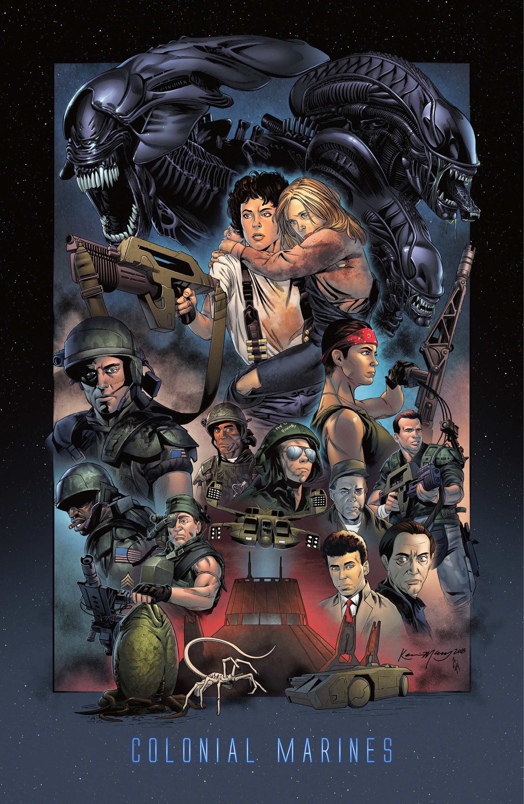 Aliens Colonial Marines Cover Art