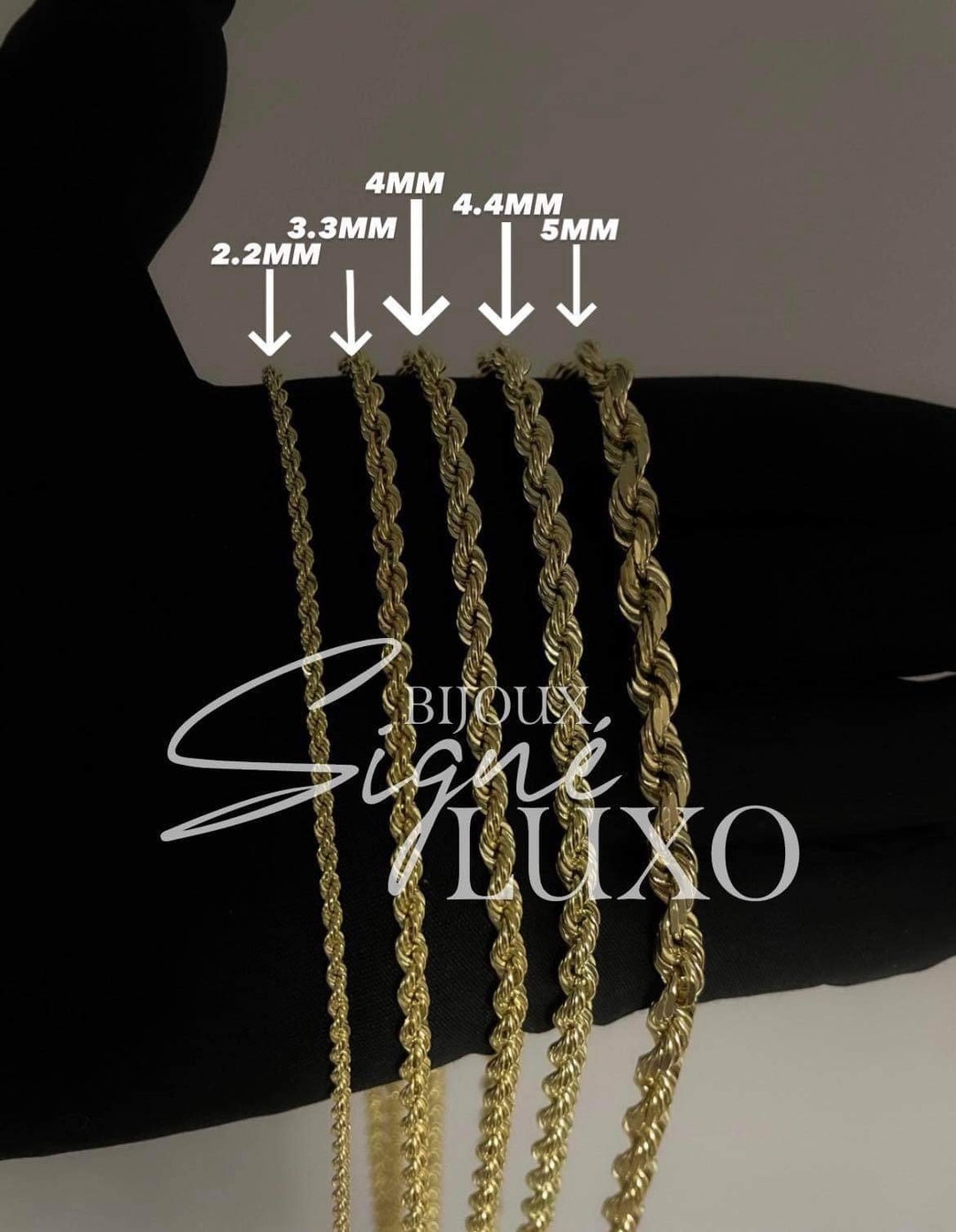 Exclusive 10k Fine Gold Solid 5mm Rope Bracelet - A Gorgeous Jewelry ...