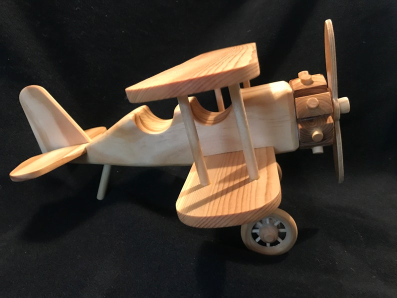 Wooden Biplane - Etsy