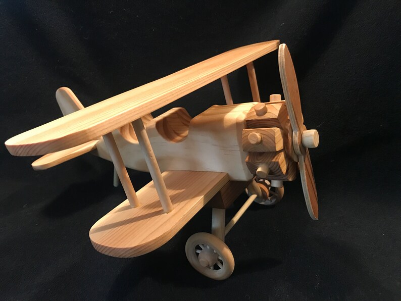 Wooden Biplane - Etsy