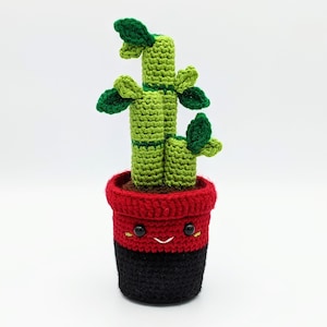 PATTERN: Lucky Bamboo Crochet - PDF ONLY - Amigurumi Bamboo Crochet ...