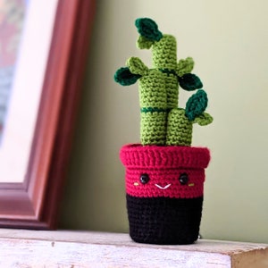 PATTERN: Lucky Bamboo Crochet - PDF ONLY - Amigurumi Bamboo Crochet ...