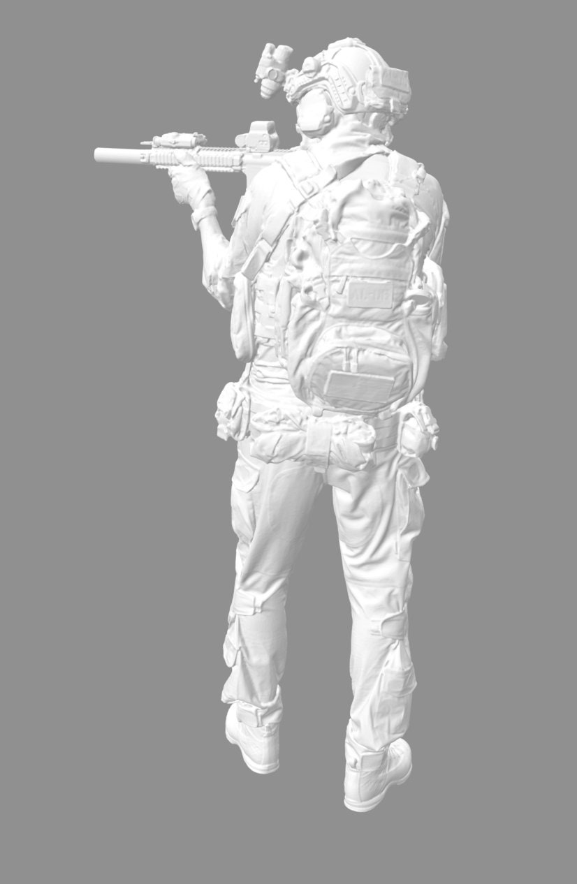 Soldier STL File / 123DesignCreations | Etsy