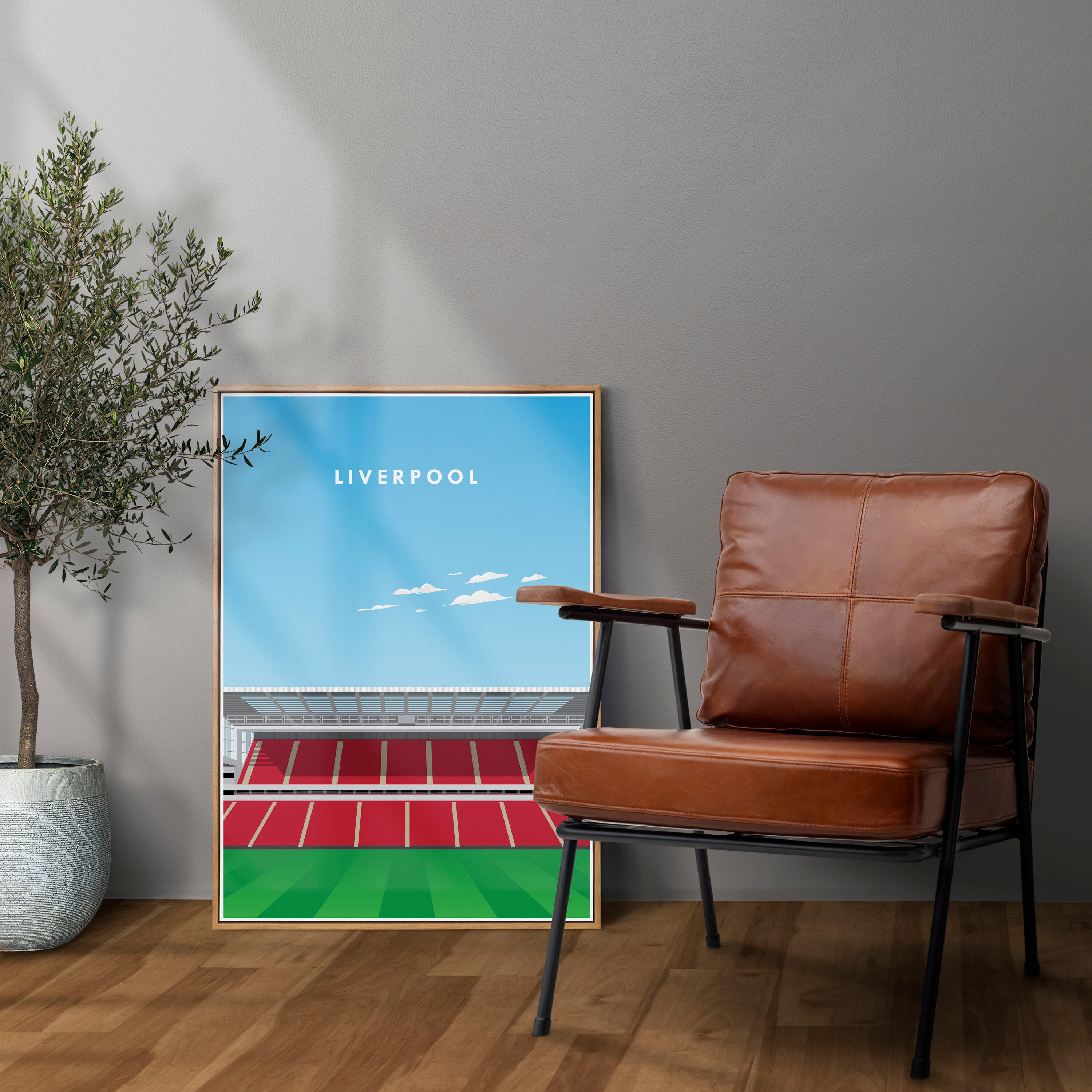 Liverpool, Anfield, Anfield Stadium, Liverpool Stadium Print, Liverpool ...