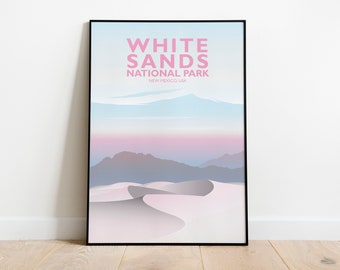 White Sands National Park Poster - Etsy