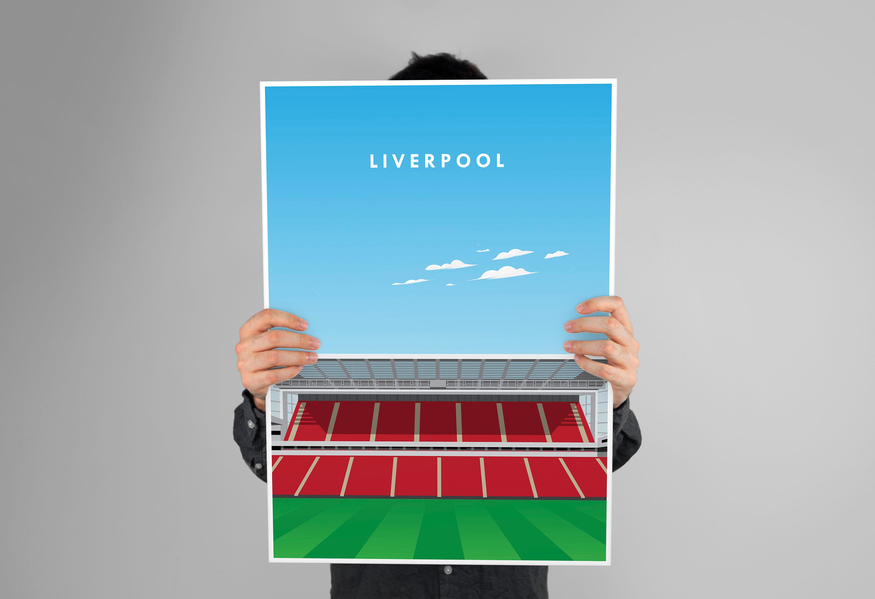 Liverpool, Anfield, Anfield Stadium, Liverpool Stadium Print, Liverpool ...