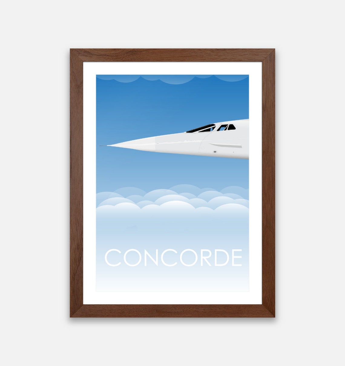 Concorde Concorde Print Concorde Poster Aviation | Etsy