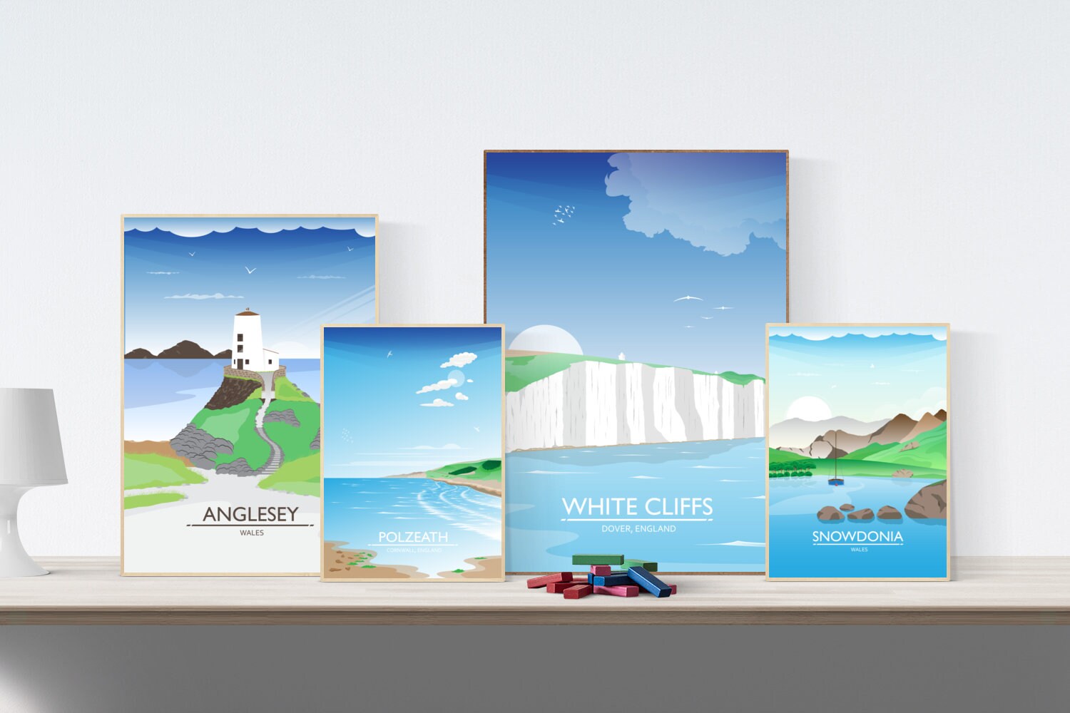 White Cliffs of Dover Poster, White Cliffs of Dover Print, Travel ...